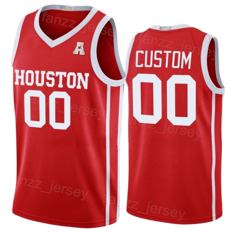 College Basketball 0 Marcus Sasser Jersey Houston Cougars 25 Jarace ...