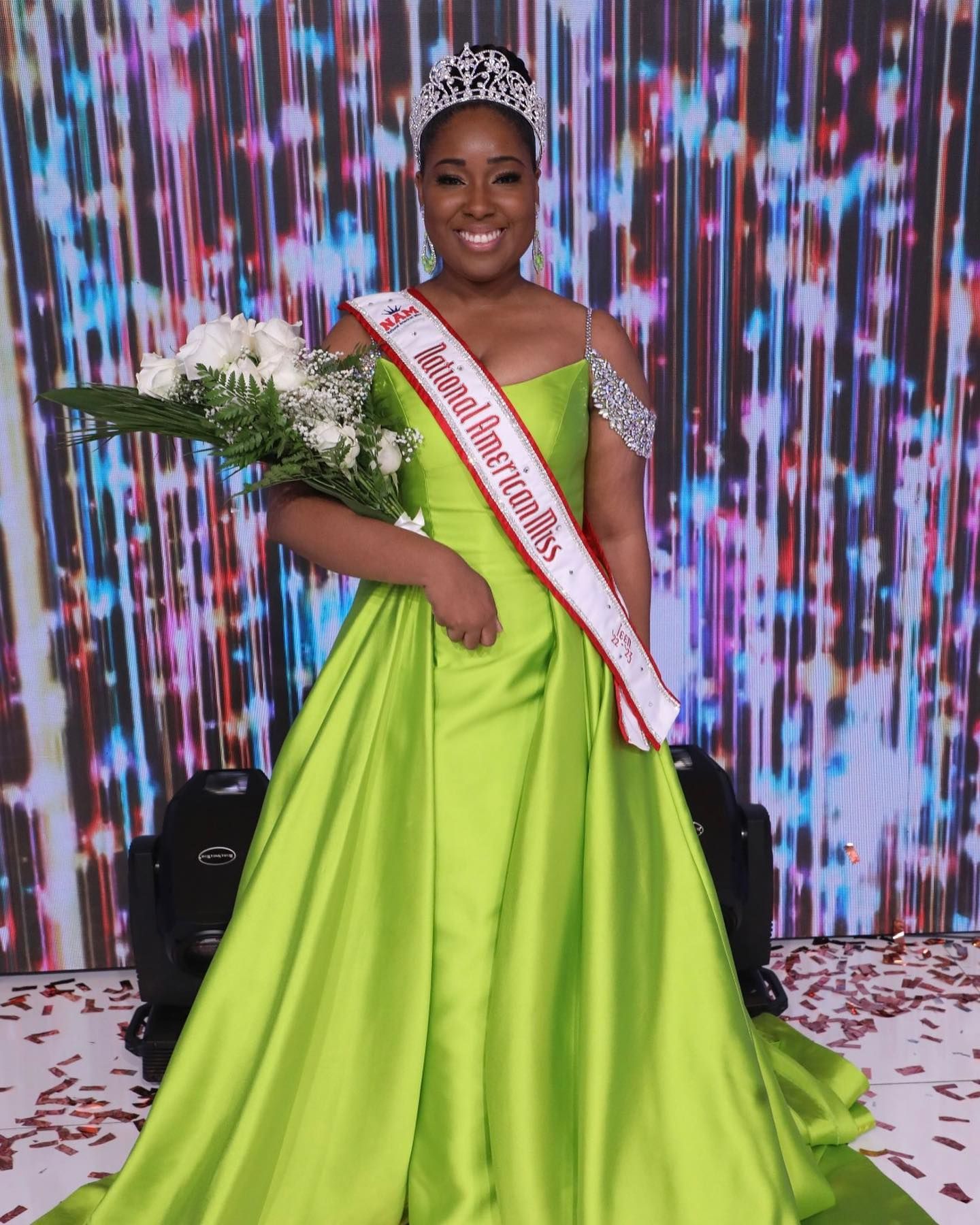 Lime Green Pageant Gowns