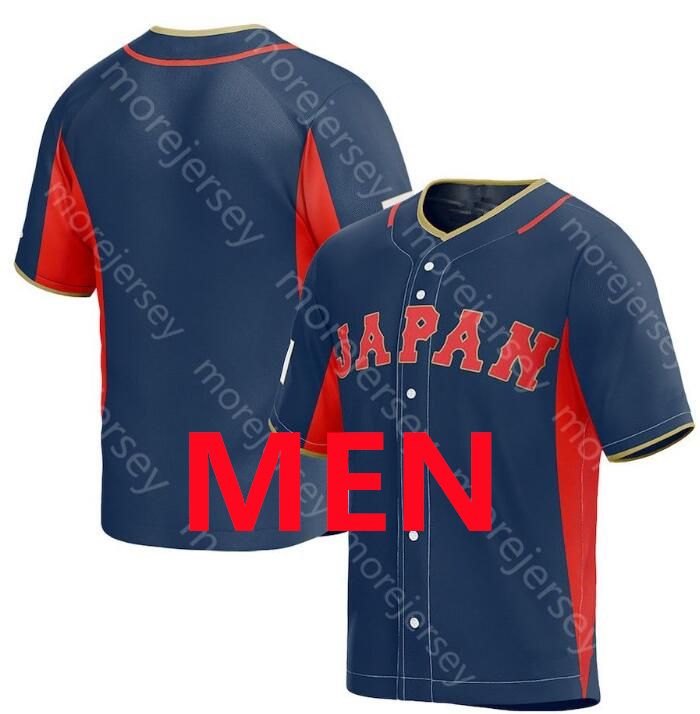 Custom 2023 Team Japan Baseball Jersey Yu Darvish Seiya Suzuki ...