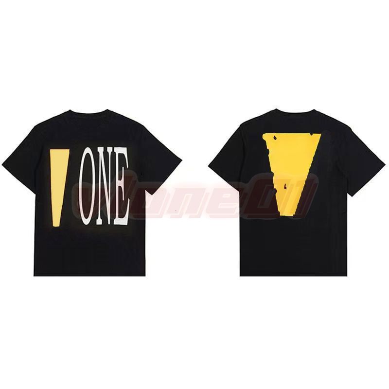 Mens Designer T Shirt V Logo Friends Letter Print Tees Big V Men Women ...