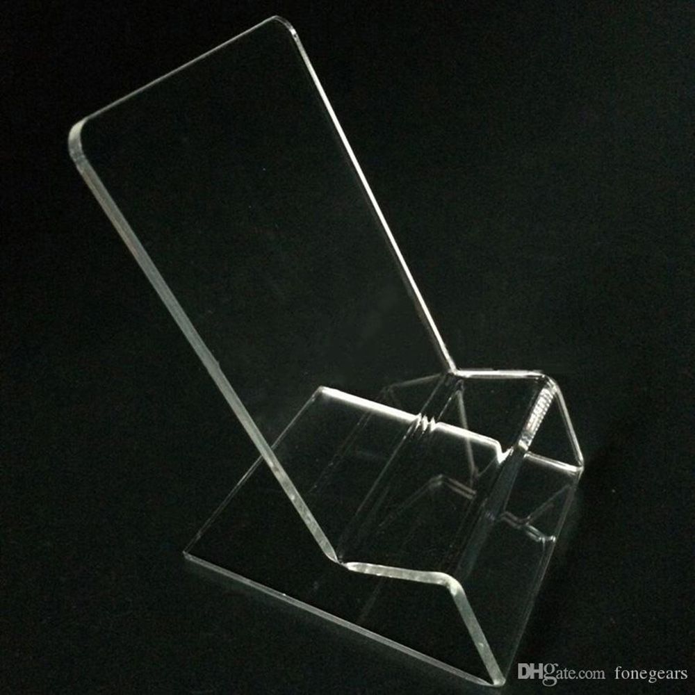 Clear Acrylic Phone Display Stands Holders Mounts For IPhone 14 13 12 ...