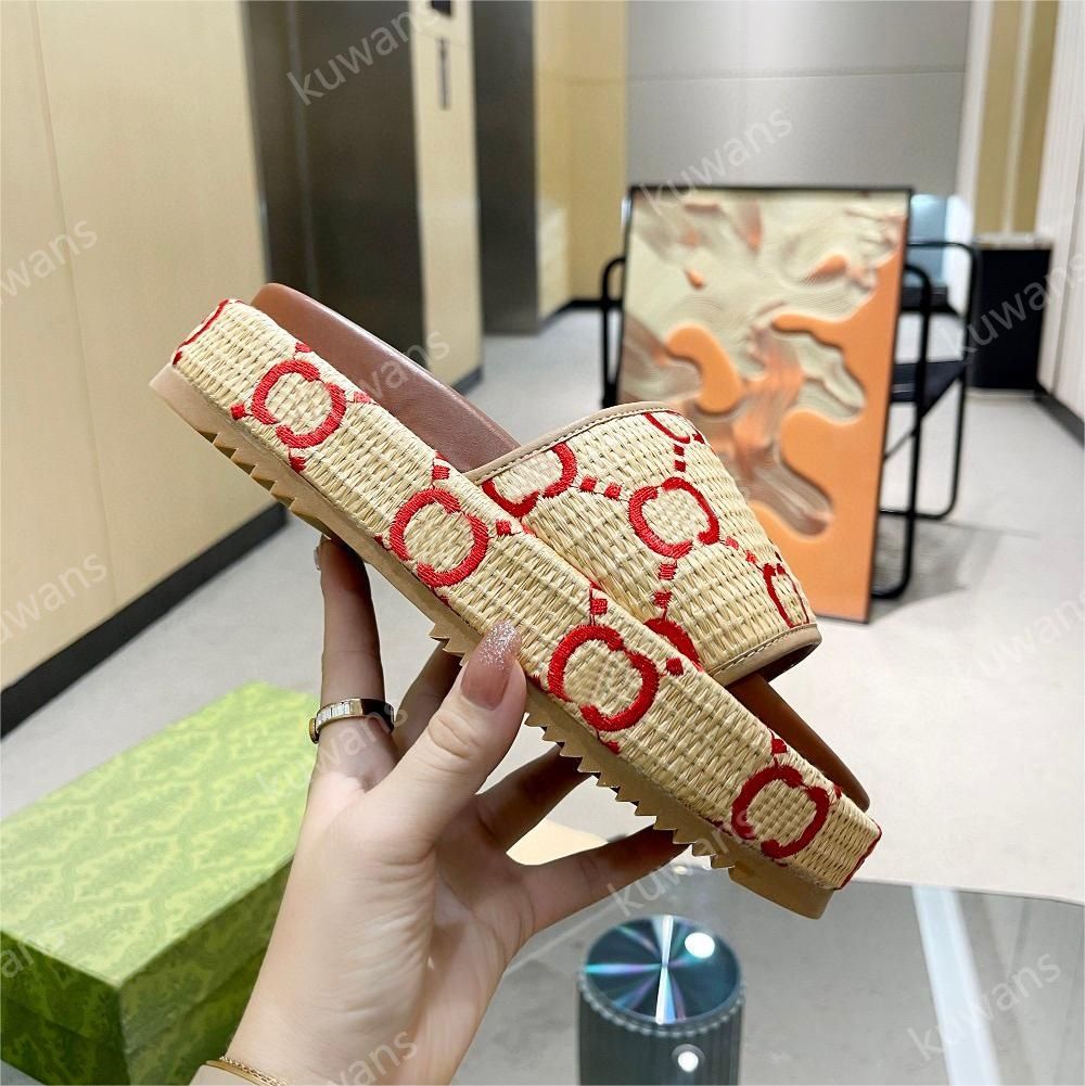 Designer Womens Platform Slides: Waterproof Perforated Canvas Platform ...