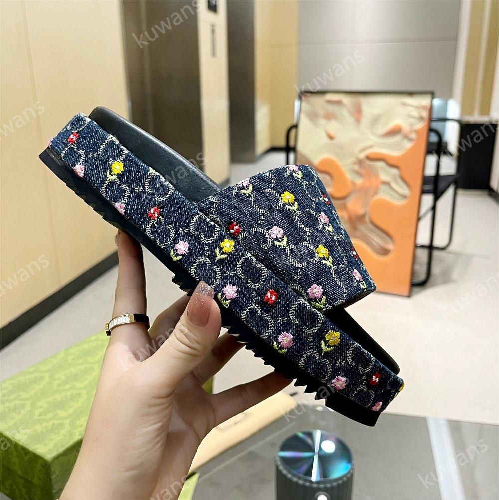 Designer Womens Platform Slides: Waterproof Perforated Canvas Platform ...