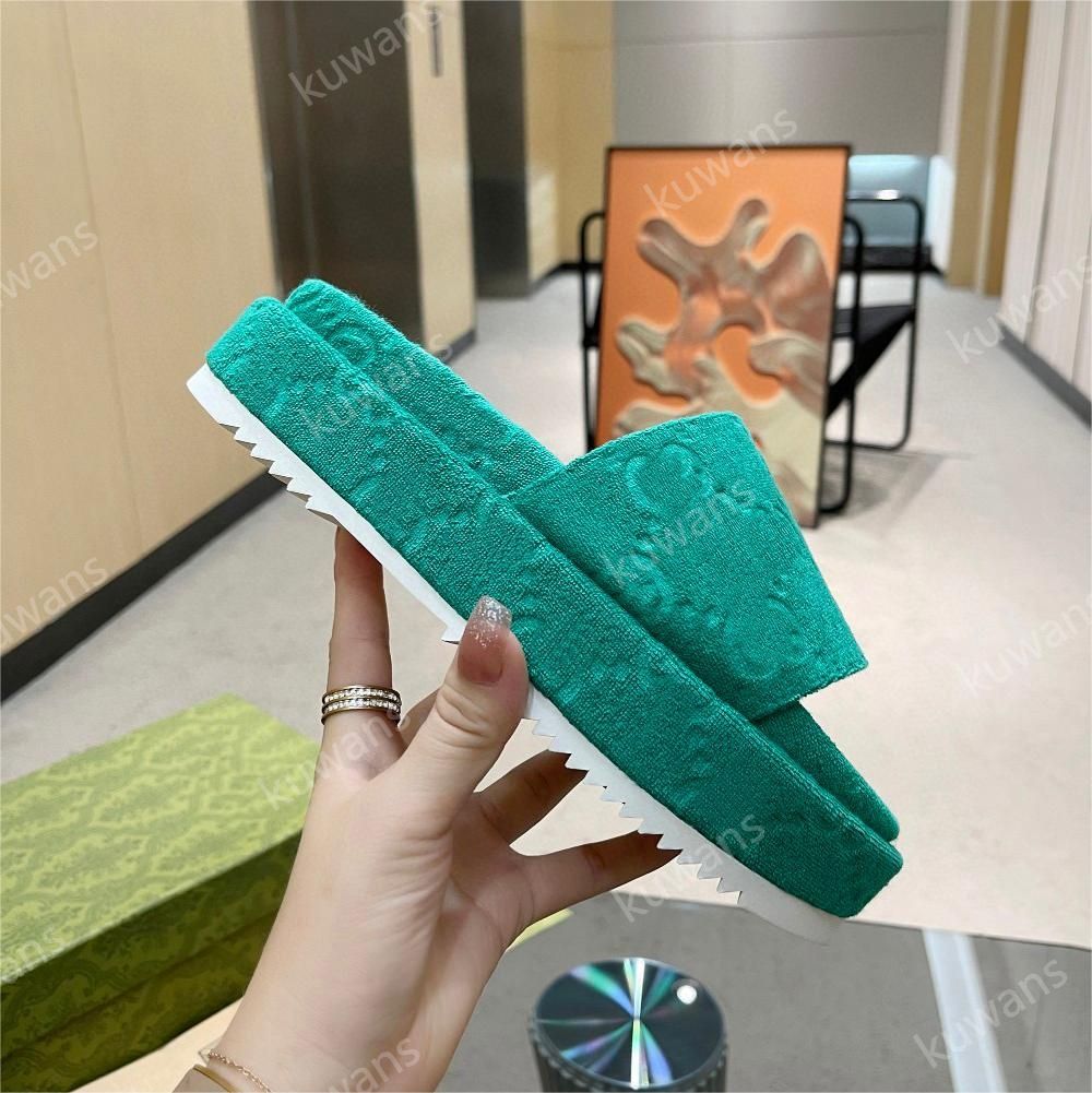 Designer Womens Platform Slides: Waterproof Perforated Canvas Platform ...