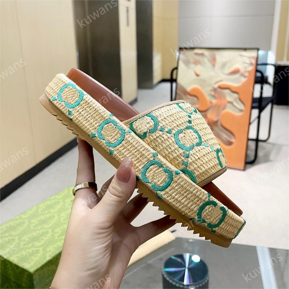 Designer Womens Platform Slides: Waterproof Perforated Canvas Platform ...