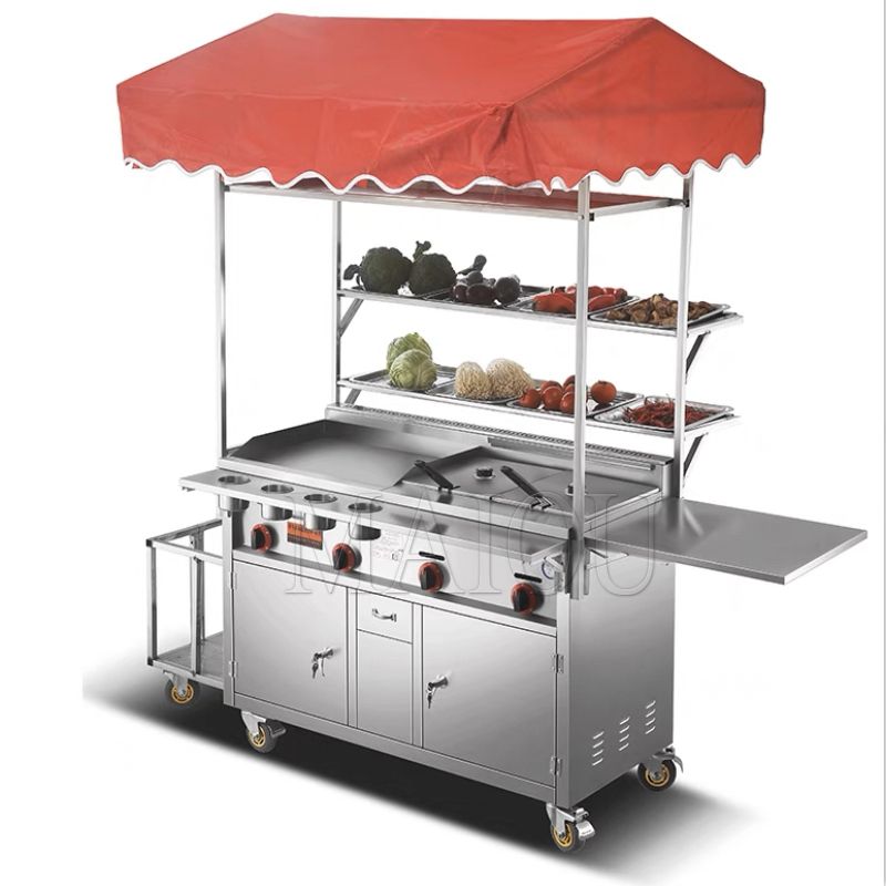 New Standard Fast Food Truck Square Top Mobile Multi Function Dining ...