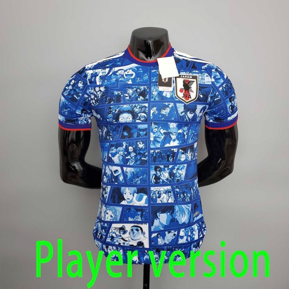 Japan 2022 Soccer Jersey Cartoon ISAGI ATOM TSUBASA MINAMINO ASANO DOAN ...