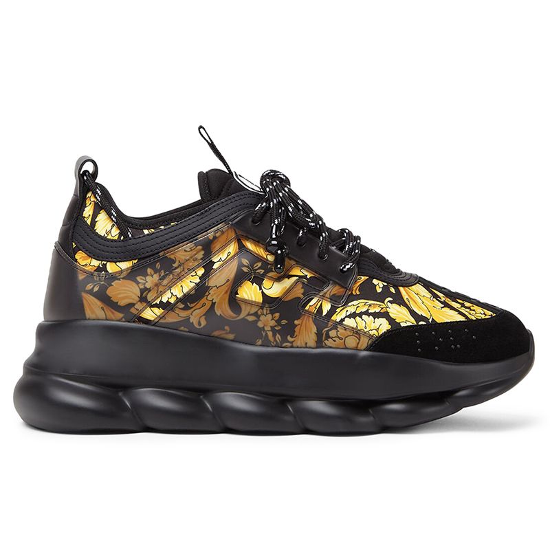 Chain Reaction 2 Chainz Designer Shoes Men Women Luxury Rubber Black ...