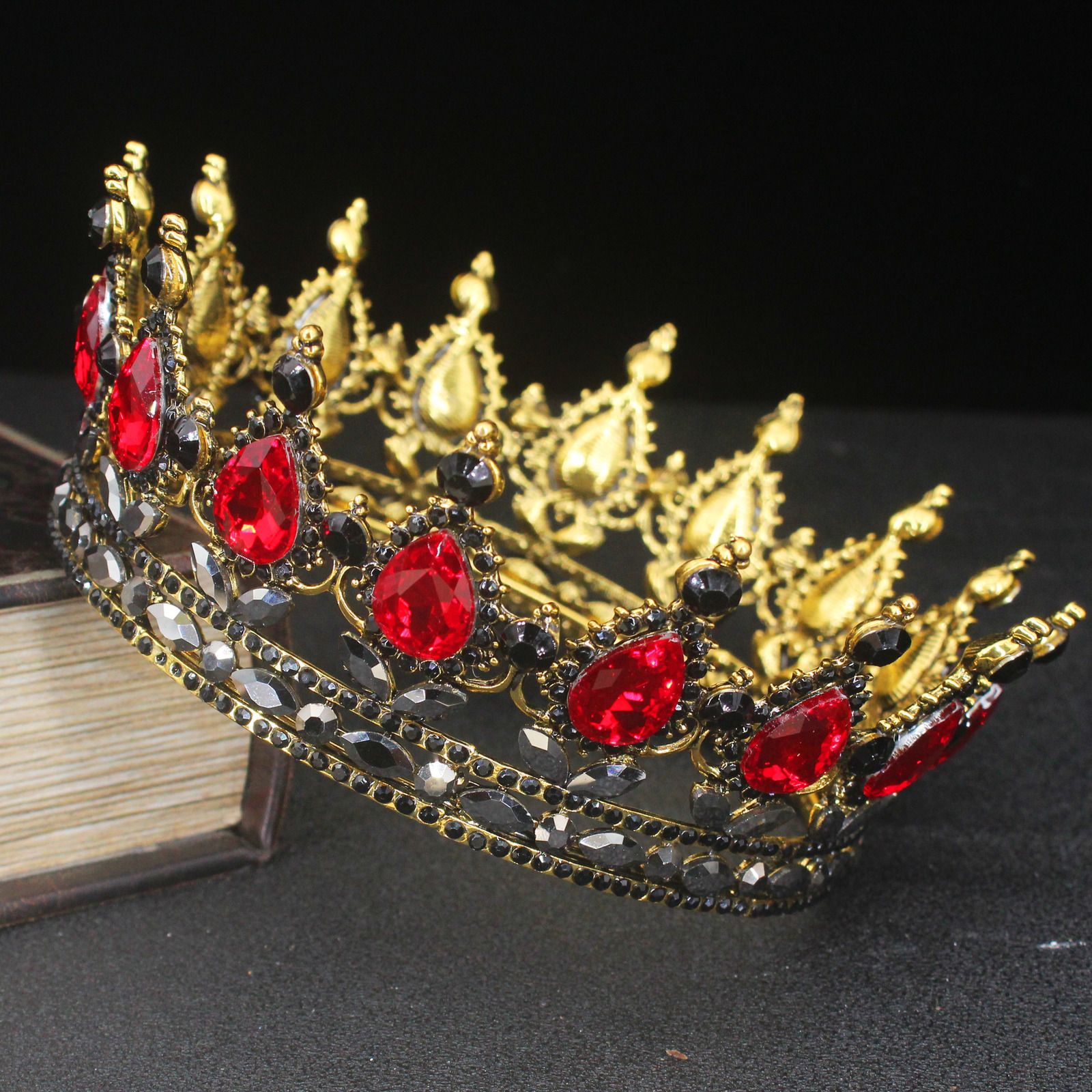 Wedding Hair Jewelry Vintage Queen King Tiaras And Crowns Bridal Head