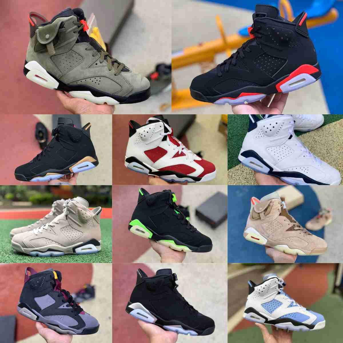 Jordans 6s Carmine Blue
