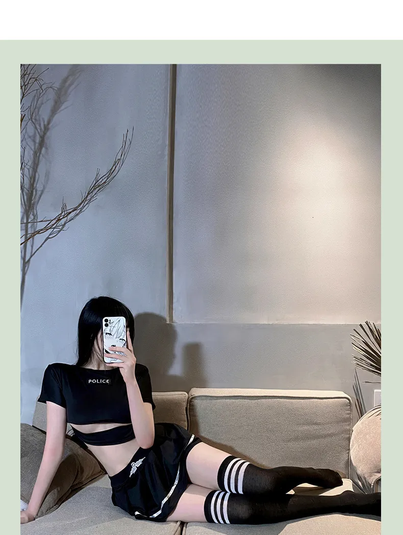 Sexy Set Sexy Lingerie Fille Jeu De Rôle Anime Japonais Lycéenne Kawaii