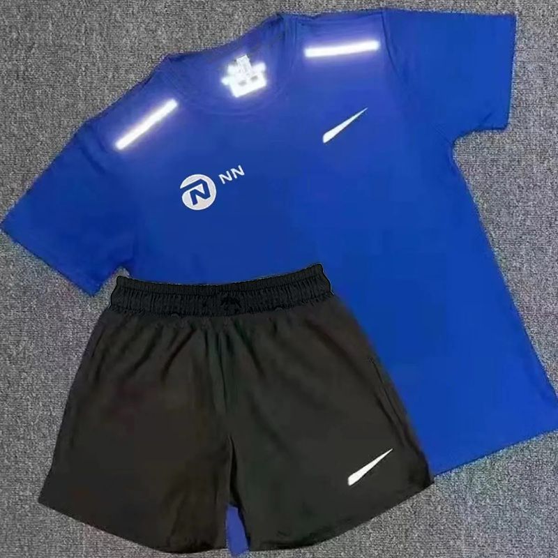 Mens Tracksuits Tech Set Designer Tracksuit Shirts Shorts Two Piece ...