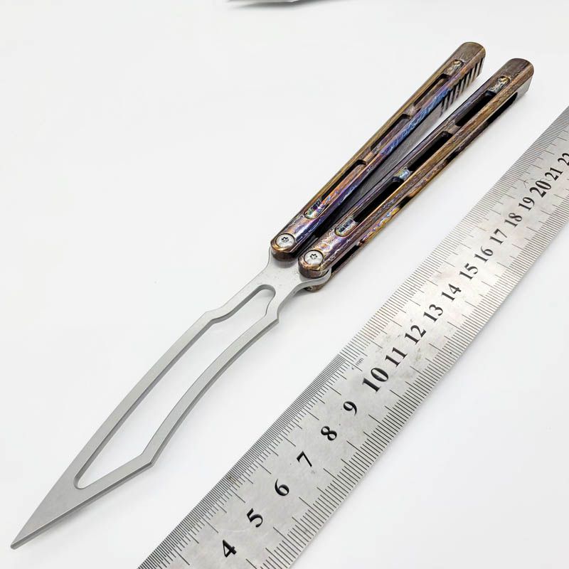 ₩6,625에서 TheOne Viper Fire Burning Balisong Butterfly Trainer Jilt 나이프 ...