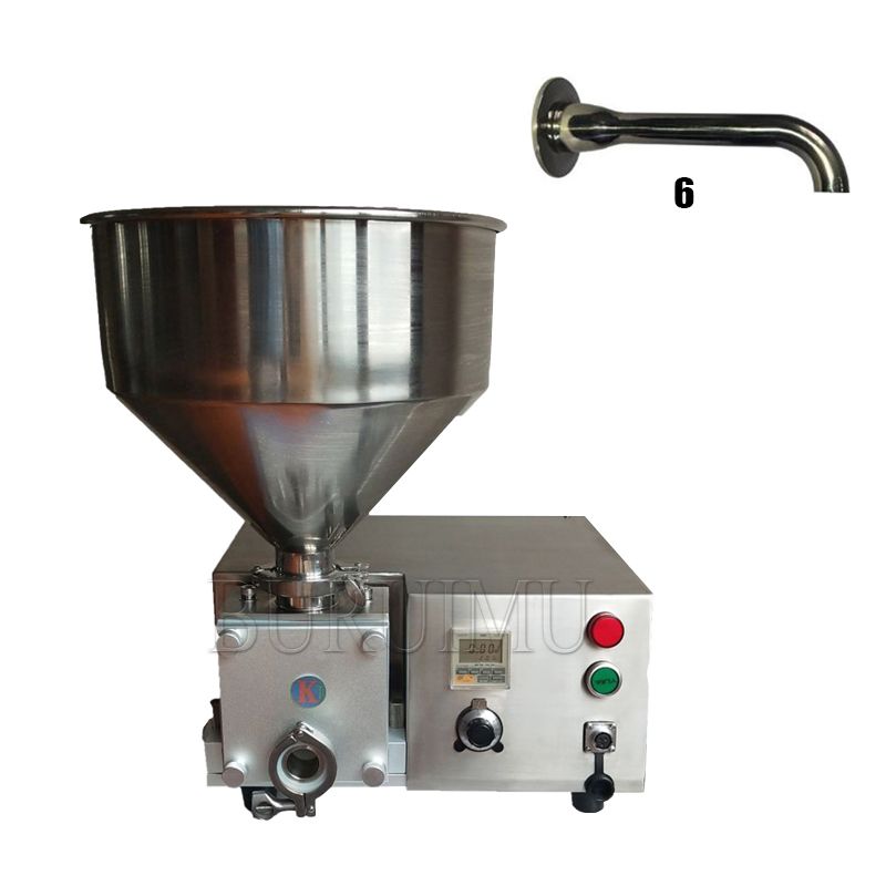 Full Automatic Sauce Churros Filler Milk Cream Puff Stuffer Chocolate ...