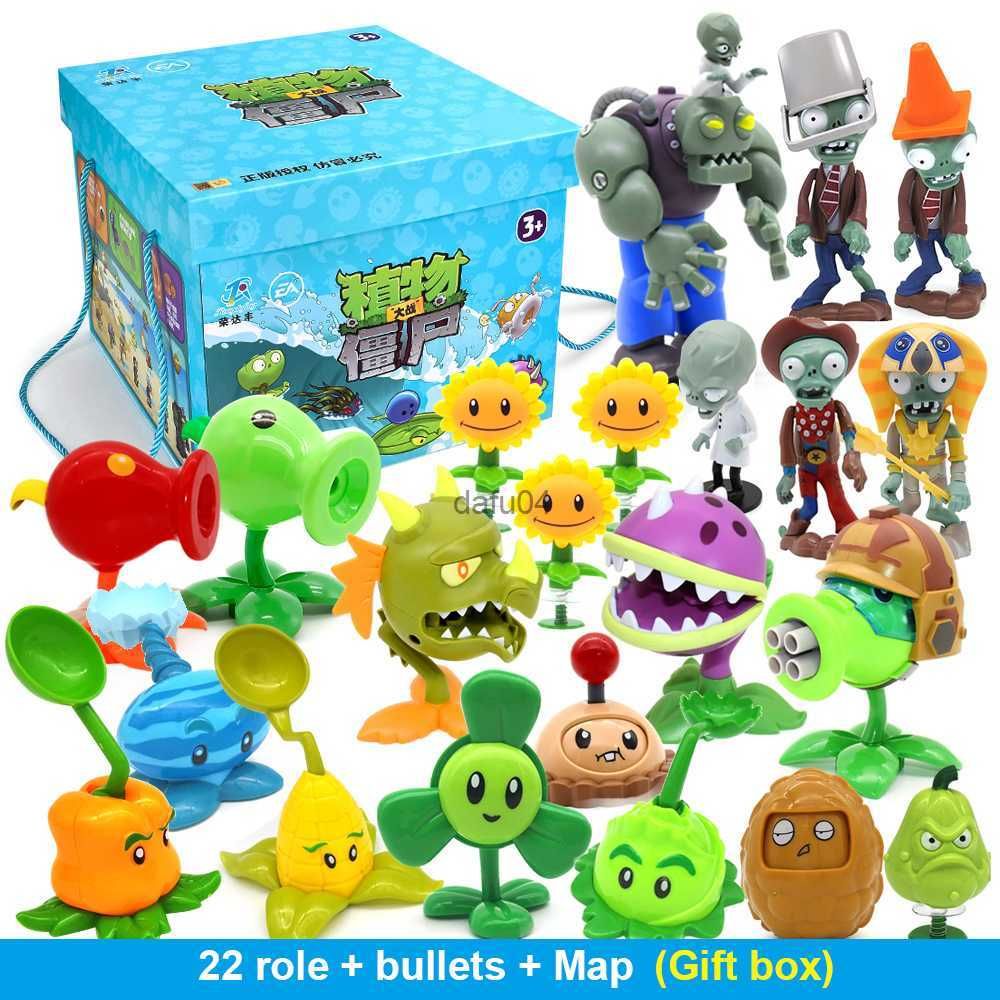 Manga New Role PLANTS VS ZOMBIES 2 PVZ Toys Full Set Gift For Boys Box ...