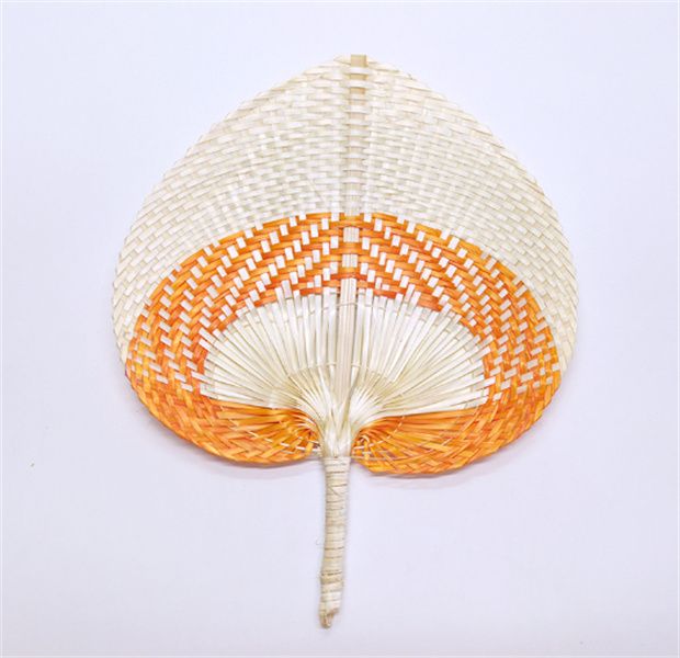 Party Favor Palm Leaves Fans Handmade Wicker Natural Color Palm Fan ...