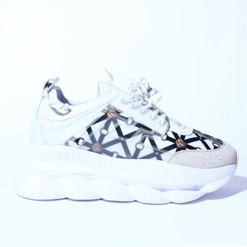 Chain Reaction 2 Chainz Designer Shoes Men Women Luxury Rubber Black ...