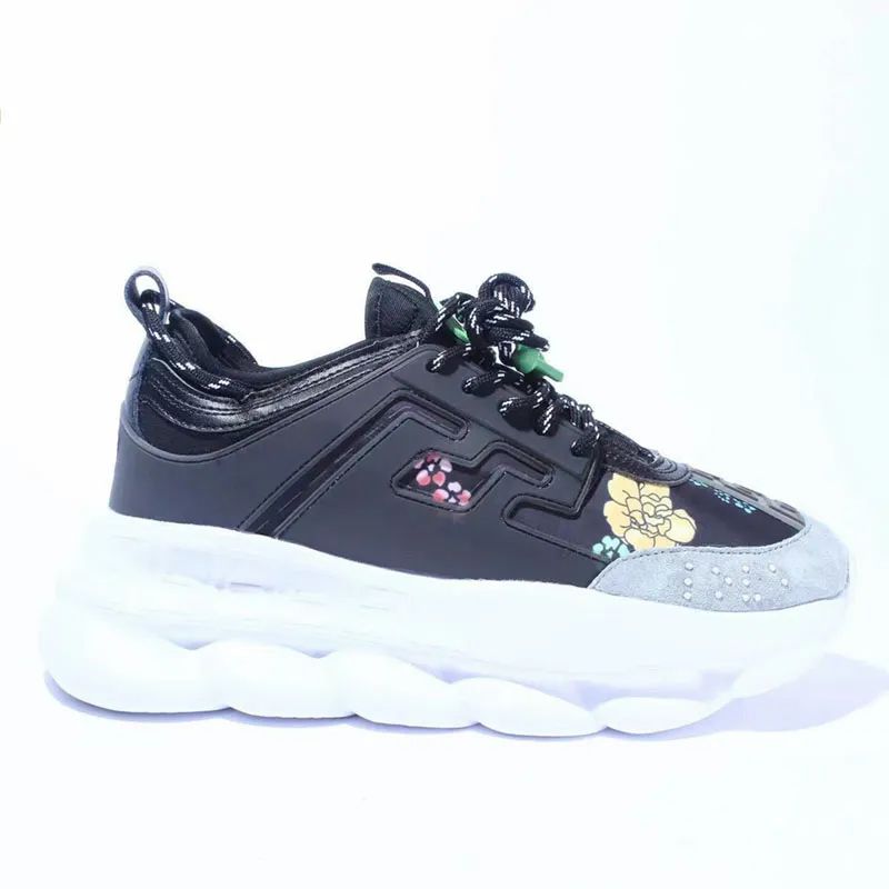 Chain Reaction 2 Chainz Designer Shoes Men Women Luxury Rubber Black ...