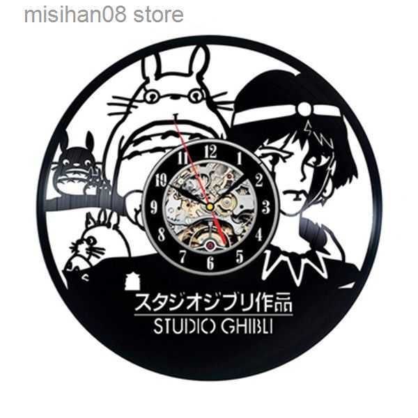 Wall Clocks Studio Ghibli Totoro Wall Clock Cartoon My Neighbor Totoro ...