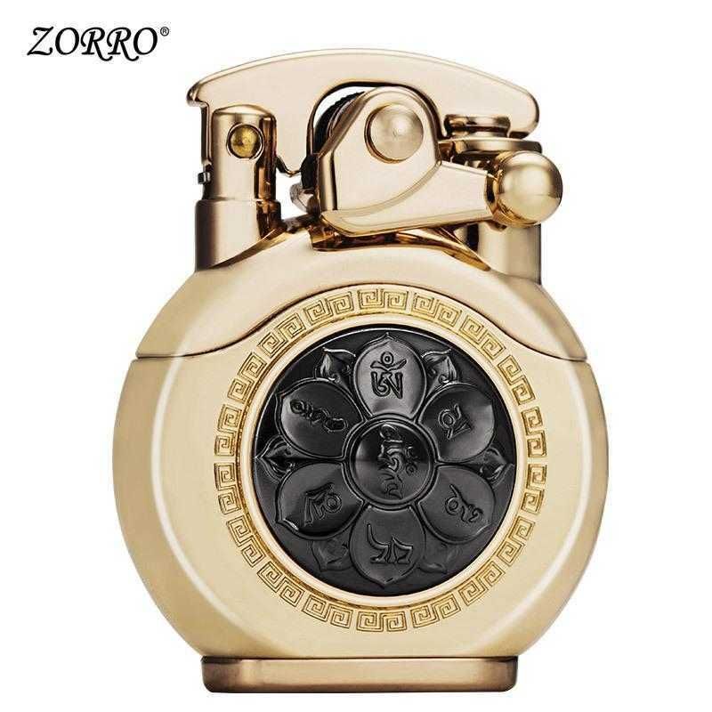 Zorro Turntable Kerosene Lighter Rocker Automatic Ignition Metal ...