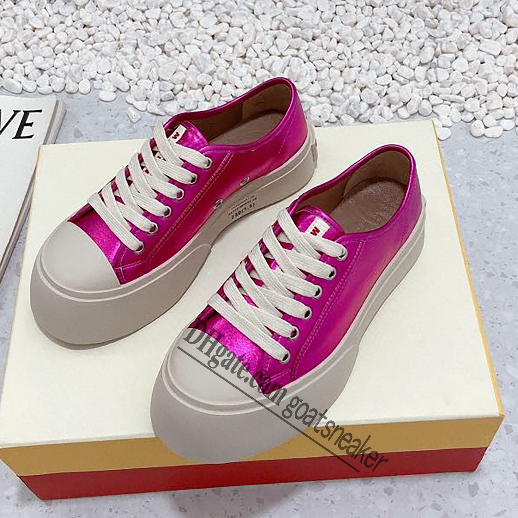 Black Nappa Leather Pablo Lace Up Sneaker Designer Shoes Mary Jane ...