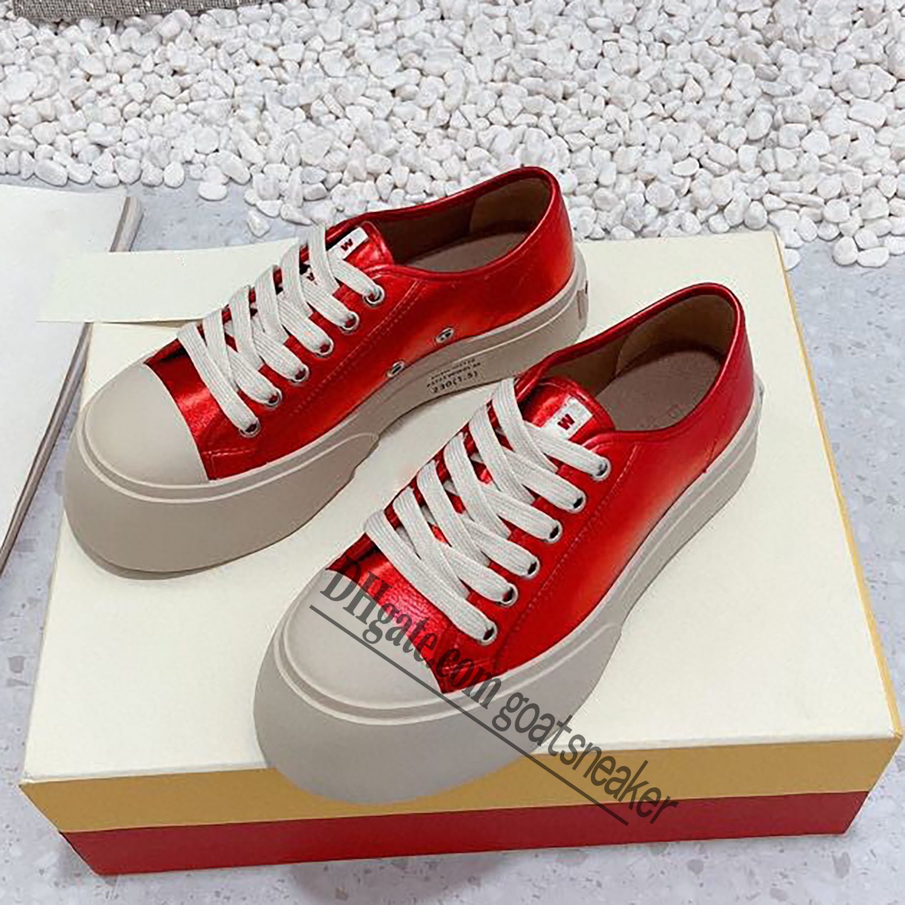 Black Nappa Leather Pablo Lace Up Sneaker Designer Shoes Mary Jane ...