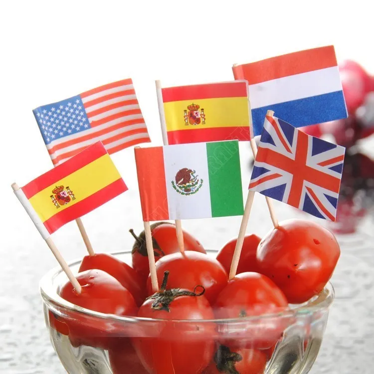 Banderas De La Bandera Bandera Del Mundo Palillos De Dientes Caja De ...