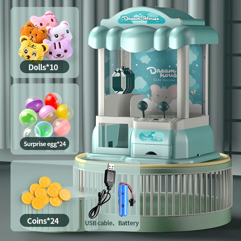 Tools Workshop Cartoon Automatic Claw Machine Doll Kids Operated Play ...