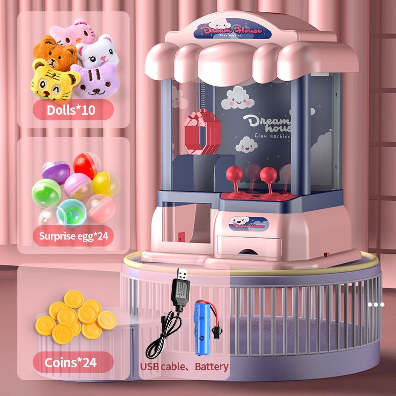 Tools Workshop Cartoon Automatic Claw Machine Doll Kids Operated Play ...