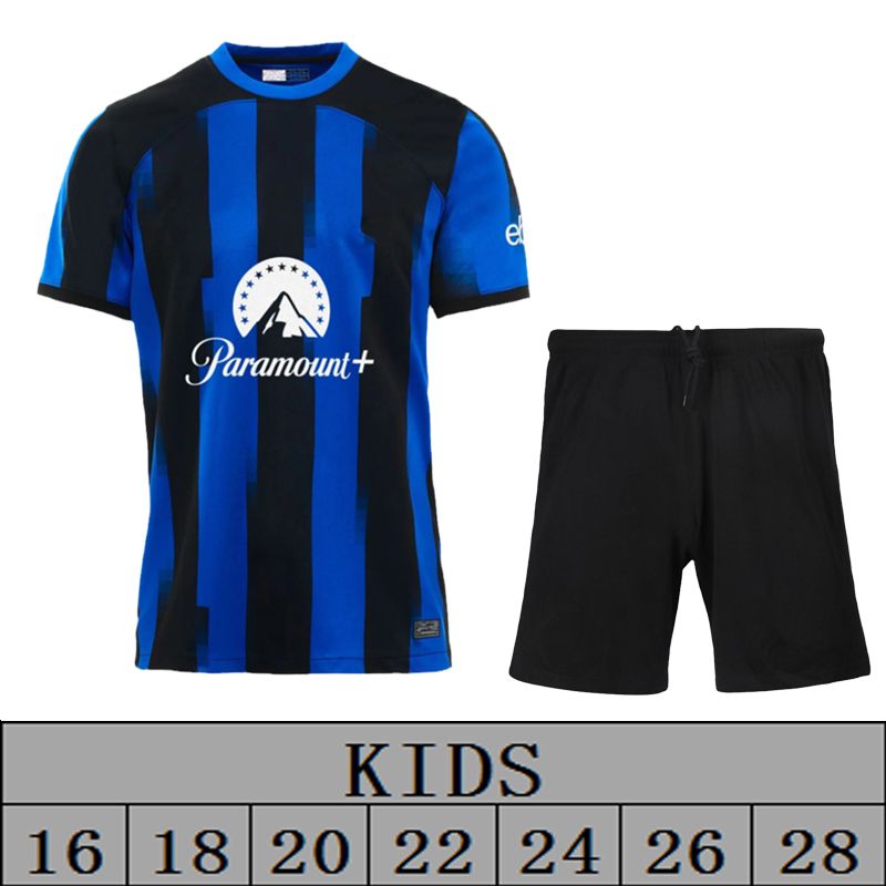 23/24 LUKAKU Fans Player Version Mens Kids Football Kits Sets Maglia ...