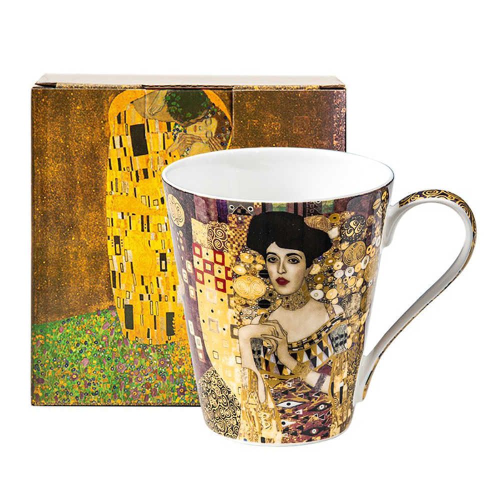 Mugs Famous Gustav Klimt Painting Mugs Ceramic Of China Bone Coffee Mug ...