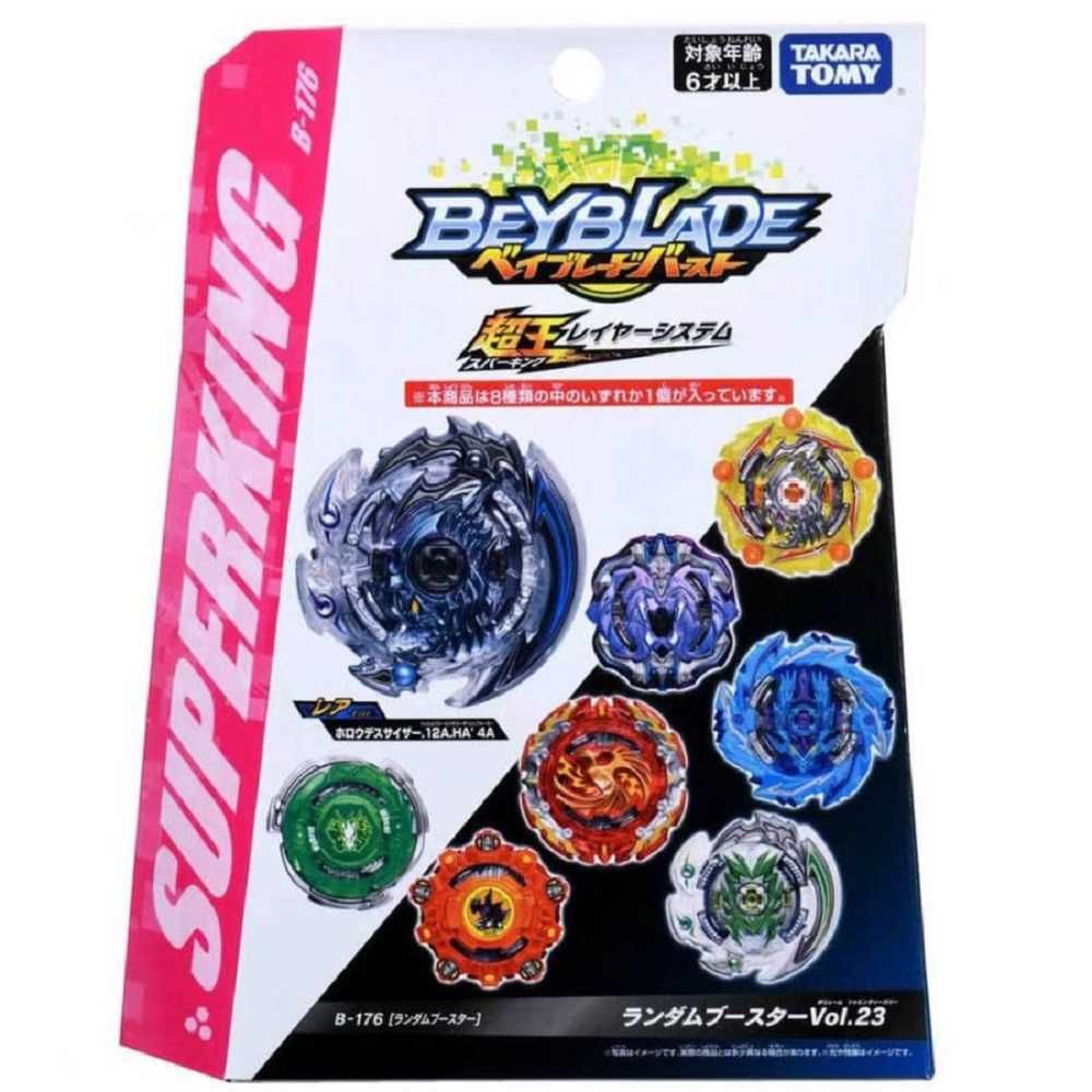 4D Beyblades Original Takara Tomy Beyblade Burst Super King B 176 Random Booster Vol.23 R230714 ...