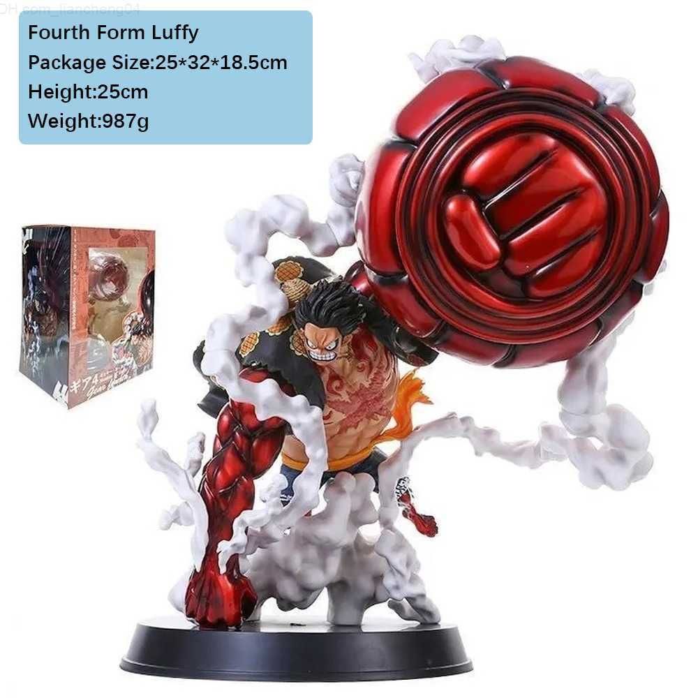 Anime Manga 25CM Luffy Gear 4 Figurine One Piece Anime Action Figure ...