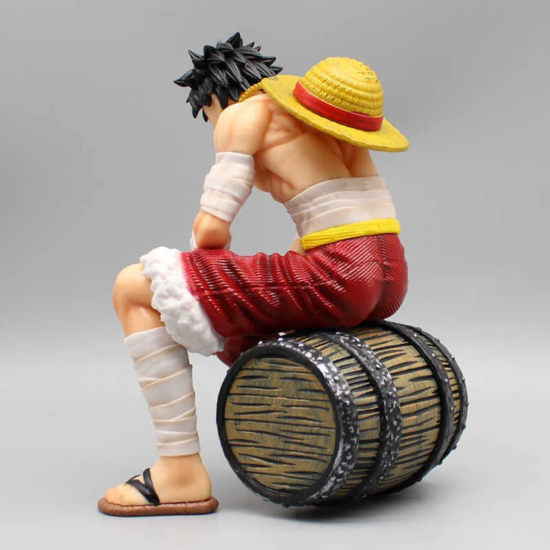 Anime Manga Figura De Una Pieza Mono D Luffy Comer Carne Figuras De ...