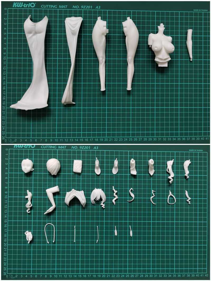 Anime Manga HDGK Resin Figure Kit Luxury Handle Azur Lane Ver ...