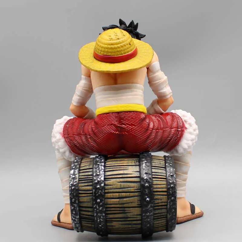 Anime Manga Figura De Una Pieza Mono D Luffy Comer Carne Figuras De ...
