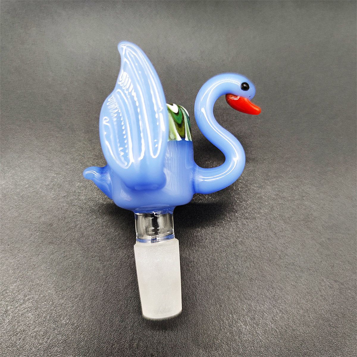 2023 Wig Wag 14mm Thick Bowl Piece Bong Glass Slide Water Pipes Cream ...