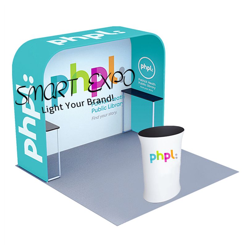 Wholesale Arch Trade Show Booth With Shelving And Counter For Branding ...