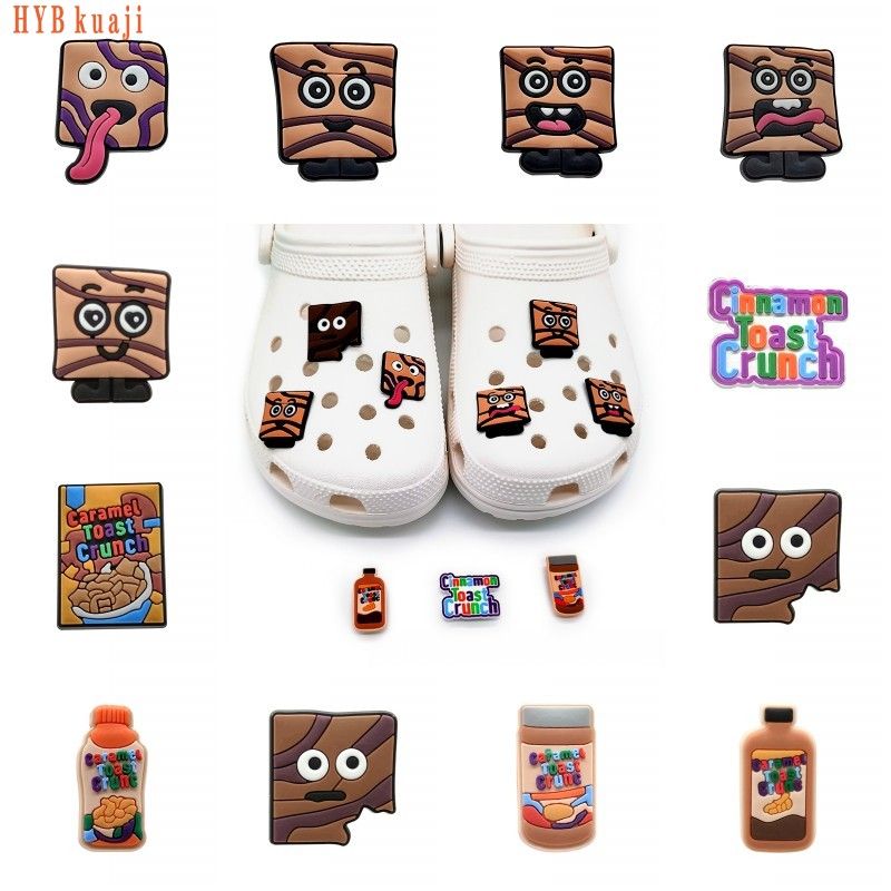 HYBkuaji Custom Cinnamon Toast Crunch Shoe Charms Wholesale Shoes ...