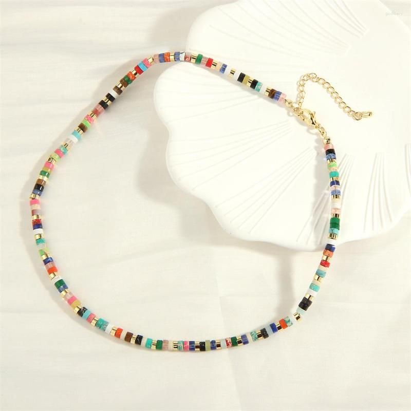 Colorful Crystal Light Rainbow Choker Necklace Rainbow, 53% OFF