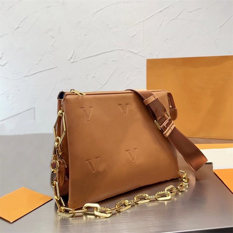 Woman Designer Bag Emboss Flower Shoulder Bags Luxury Crossbody Chain ...