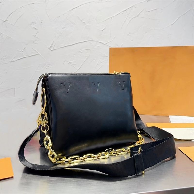 Woman Designer Bag Emboss Flower Shoulder Bags Luxury Crossbody Chain ...