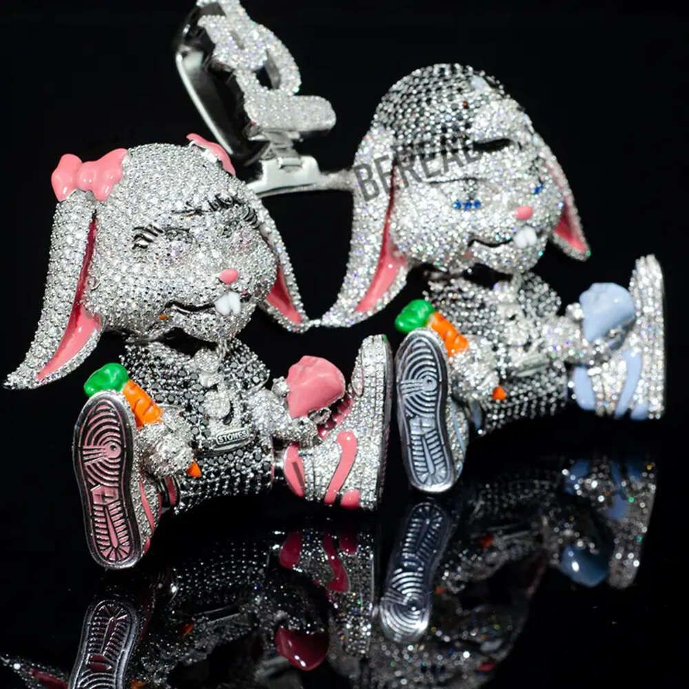 Custom Vvs Moissanite 3d V For Vendetta Cartoon Figure Face Pendant ...