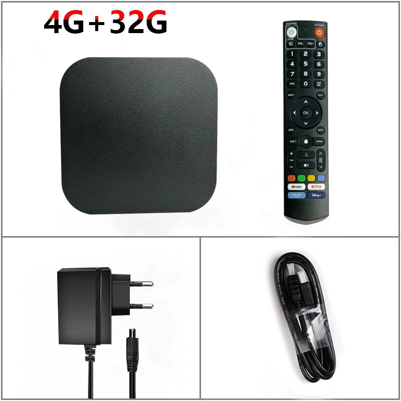 IATV Q8 Smart TV Box BT5.0 Quad Core 4K HDR 100M 32G Android 11 2.4G/5G ...