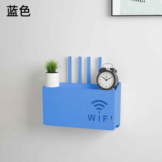 Storage Baskets Bins Wall Mounted Router Box Office Media Decoration ...
