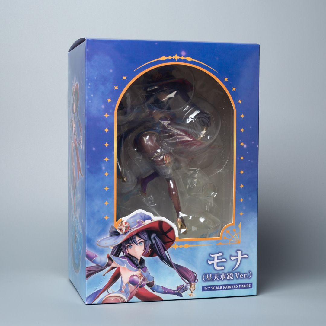 Anime Manga 25cm Juego Genshin Impacto Figura Misteriosa Chica Mona ...