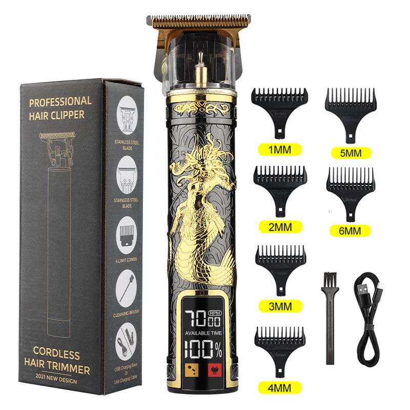 Clippers Trimmers HIENA White Set Dragon Professional Hair Clipper ...