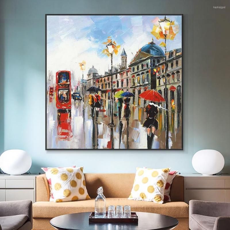 People Painted On Canvas