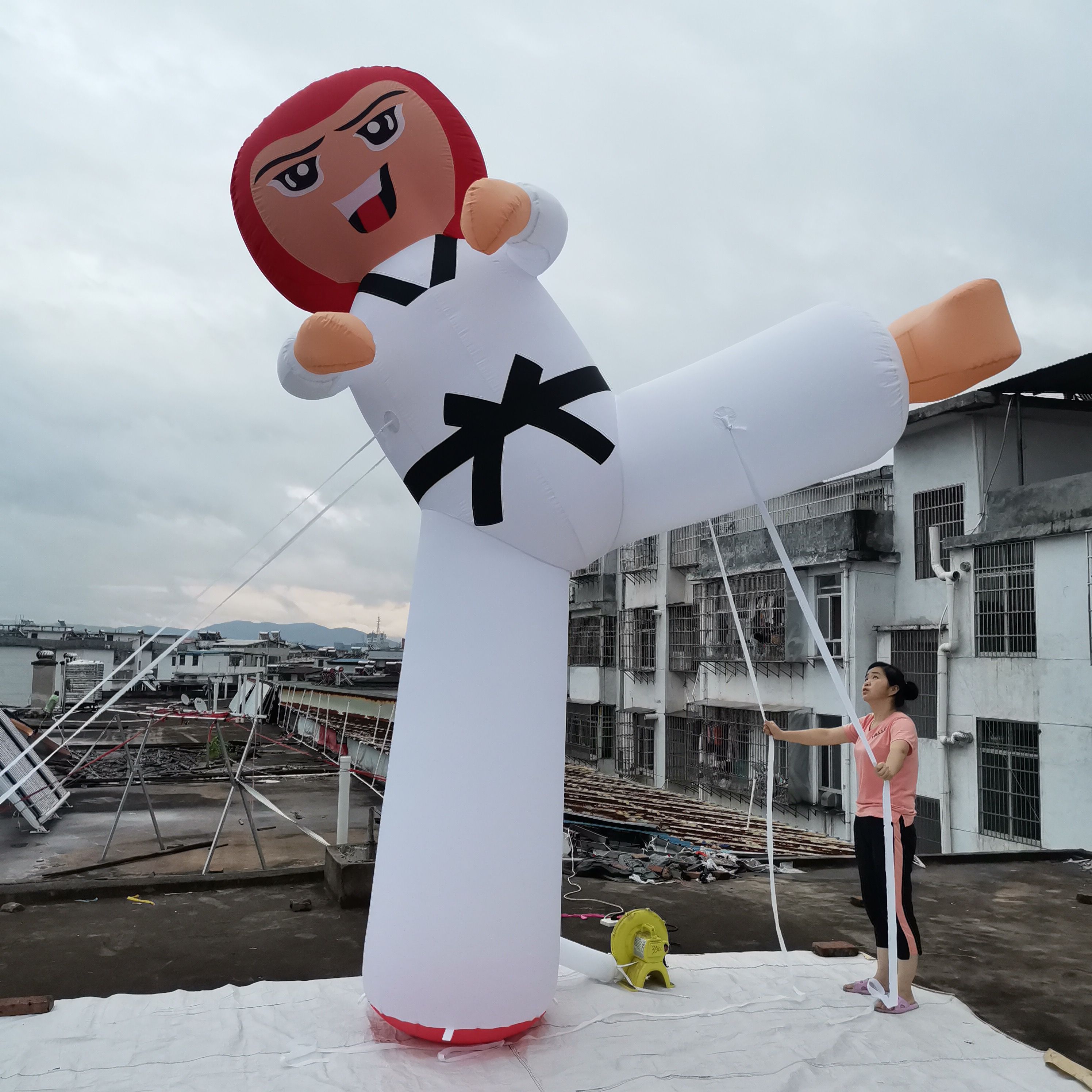 Wholesale 3m Inflatable Karate Model Inflatable Taekwondo Judo Boy ...