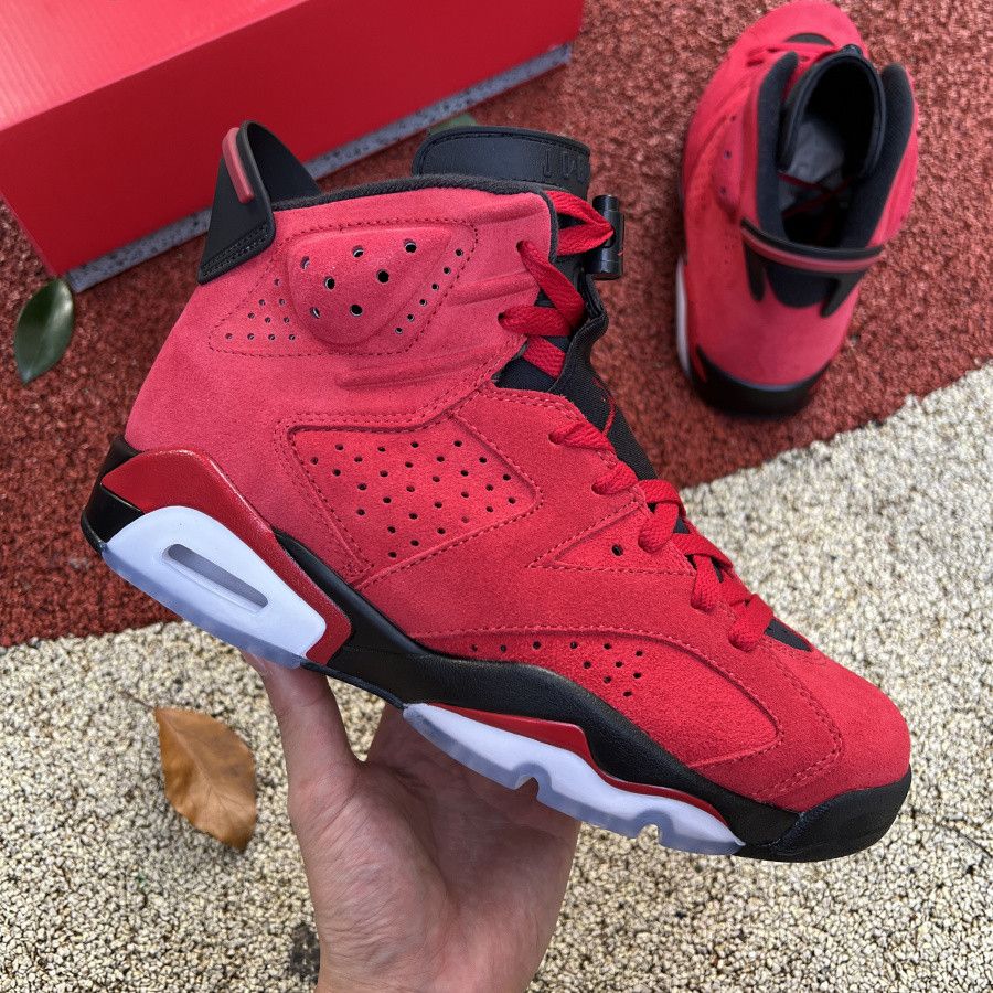 Red Suede 6s